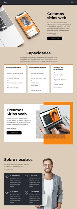 Construimos diseños frescos - Plantilla HTML por Nicepage