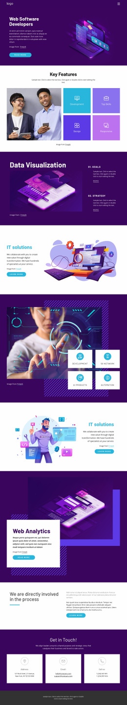 1350 Home Page Html Code Examples | Nicepage