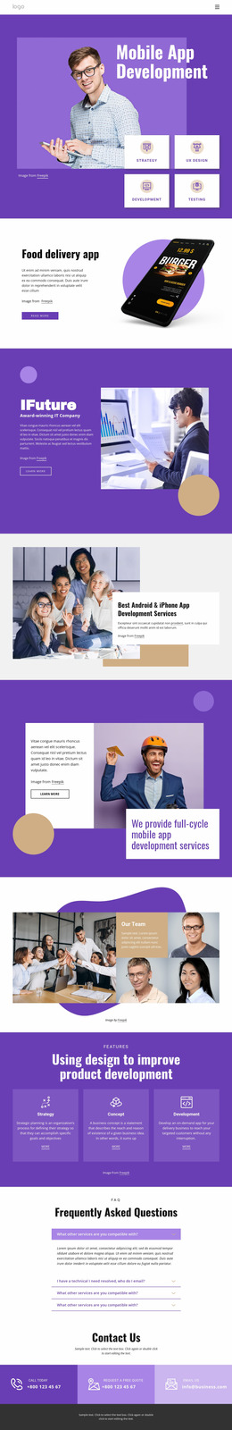 520 Technology Website Mockups | Nicepage