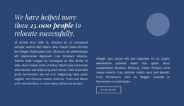 Text with circle shape - Template by Nicepage