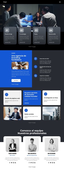 analítica de negocios - Plantilla HTML por Nicepage
