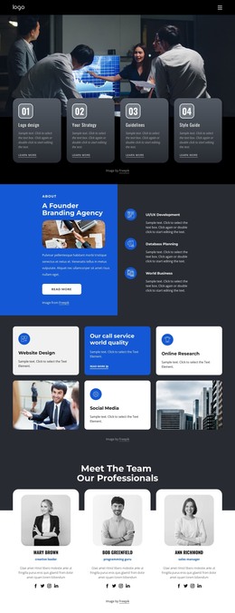 Business analytic - Website Template by Nicepage