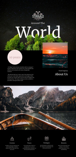 Around the World - CSS Template by Nicepage