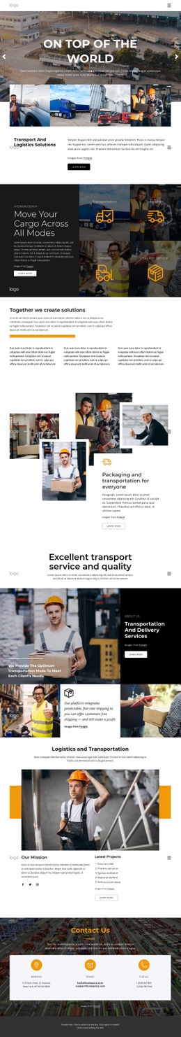We connect the world - Html Code Example by Nicepage