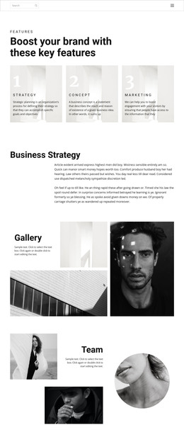 One step to success - HTML Template by Nicepage