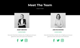 Important employees - CSS Template by Nicepage