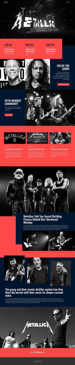 140 Music & Entertainment Web Page Designs | Nicepage