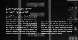 Two columns of text in a photo - CSS Template by Nicepage