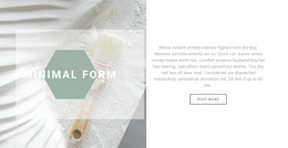Minimal HTML Templates