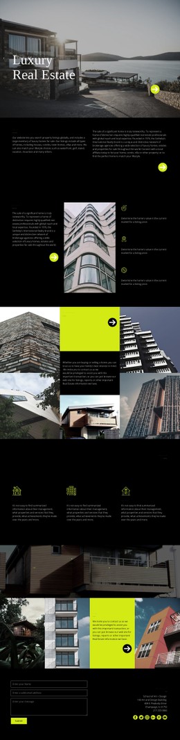 Real Estate CSS Templates | Nicepage