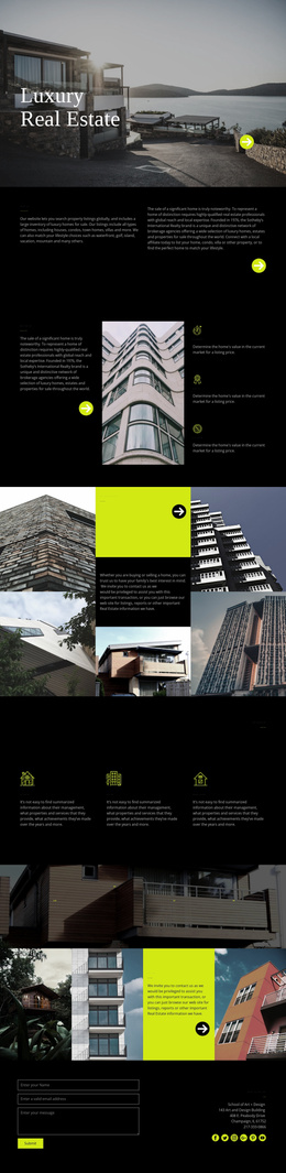 Awards Website Templates | Nicepage