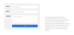 Fill in the form Landing Page