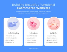 Ecommerce CSS Templates | Nicepage