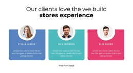 We love our clients - Landing Page by Nicepage