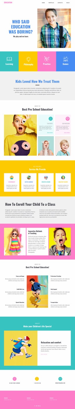 520 Education Html Code Examples | Nicepage