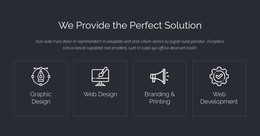Perfect web solutions - Template by Nicepage