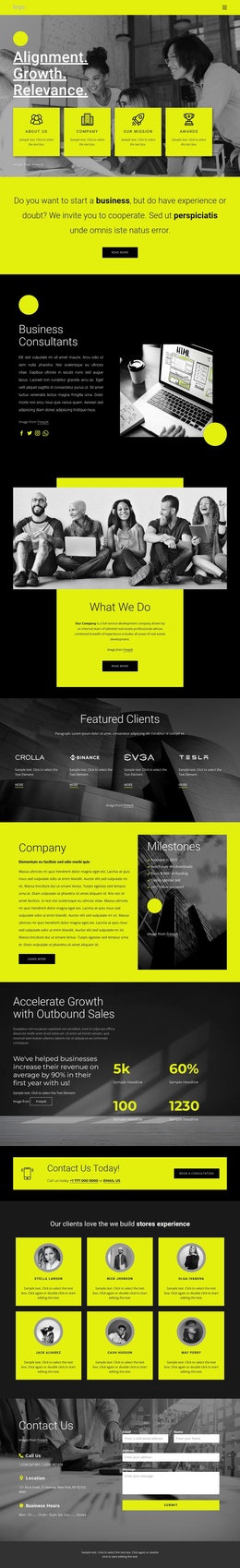 Store One Page Templates | Nicepage