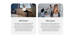 The team of experts - Web Page Design by Nicepage