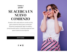 Perfecto bloque de próximamente - Plantilla CSS por Nicepage