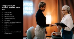 Job CSS Templates | Nicepage