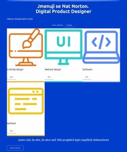 Váš profil designéra – Šablona HTML od Nicepage