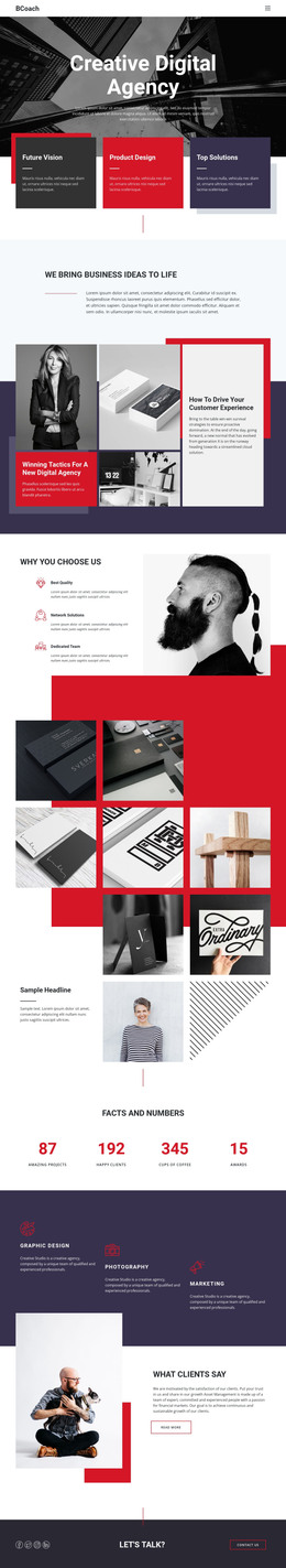 Business Card HTML Templates