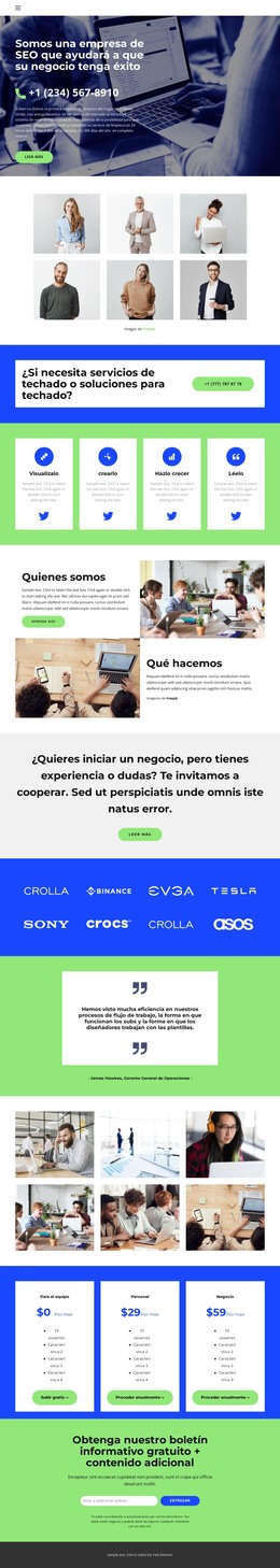 ¿Qué representamos? - Creador de sitios web HTML por Nicepage