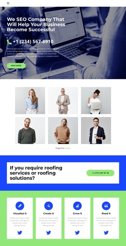 Business in crisis - HTML5 Template by Nicepage