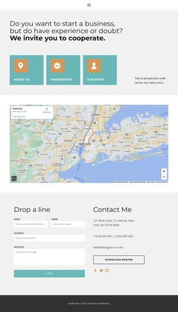 Learn the basics - One Page Template by Nicepage