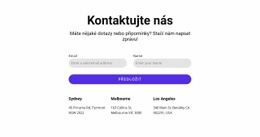 Naše pobočky po celém světě – Šablona HTML od Nicepage
