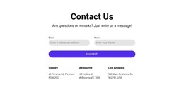Our locations worldwide - Landing Page by Nicepage