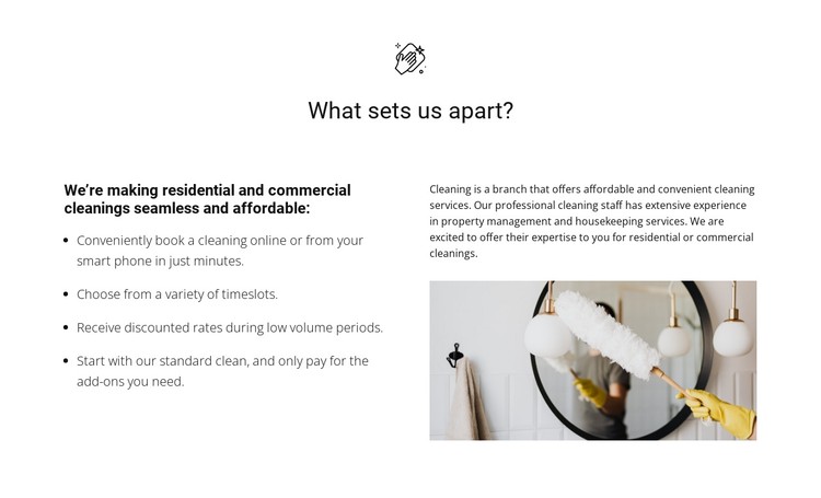 Cleaning of any complexity - CSS Template by Nicepage