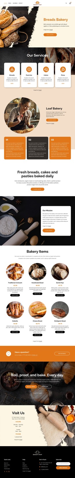 Recipes and cook lessons - HTML Template by Nicepage