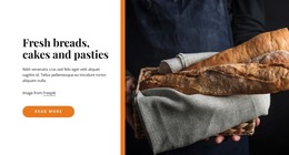 Organic breads - Website Template by Nicepage