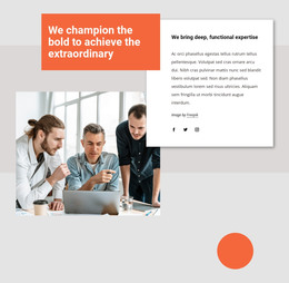 We can transform your business - Website Template by Nicepage