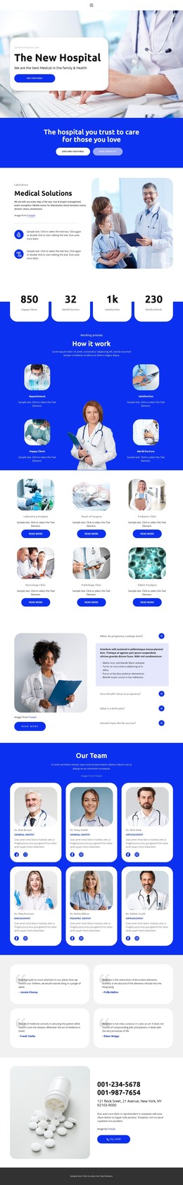 300 Medicine & Science HTML Templates | Nicepage
