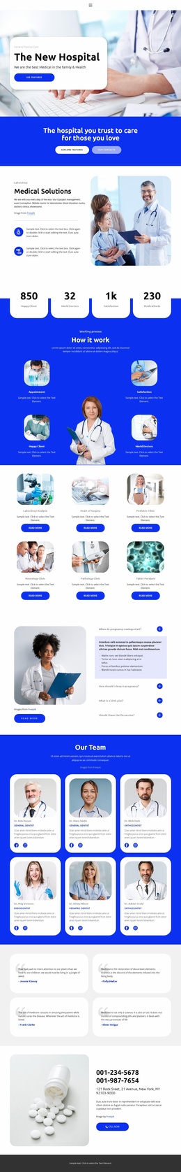 Pharmaceutical Website Templates | Nicepage