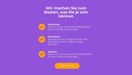Planung – HTML-Vorlage von Nicepage