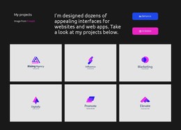 Visual communication - Website Template by Nicepage