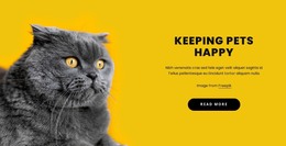 Keeping pets happy - Landing Page by Nicepage