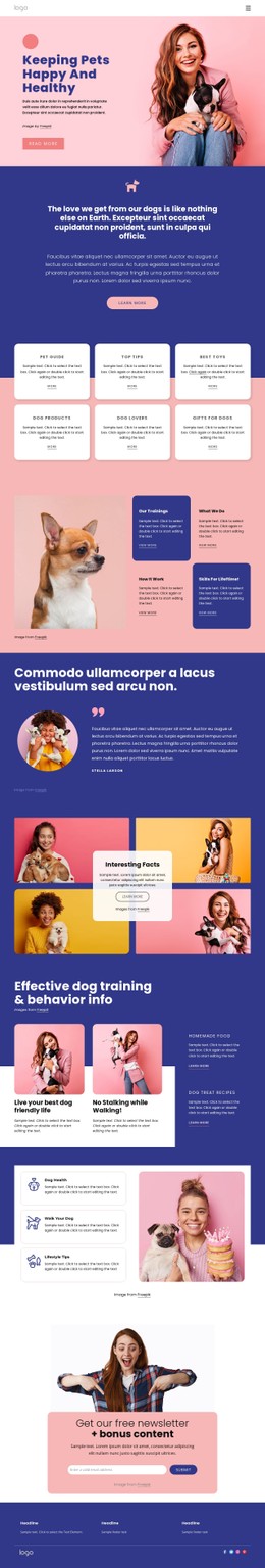 120 Pets & Animals CSS Templates | Nicepage