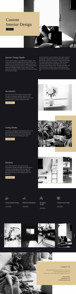 Kitchen Website Templates | Nicepage