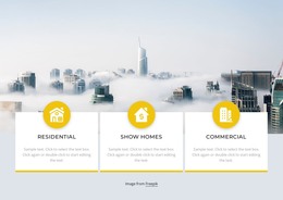 Commercial buildings - Web Page Design by Nicepage