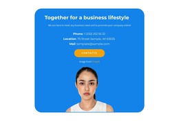 Phones and important info - Landing Page by Nicepage