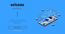 Mobile phone repair - Website Template by Nicepage