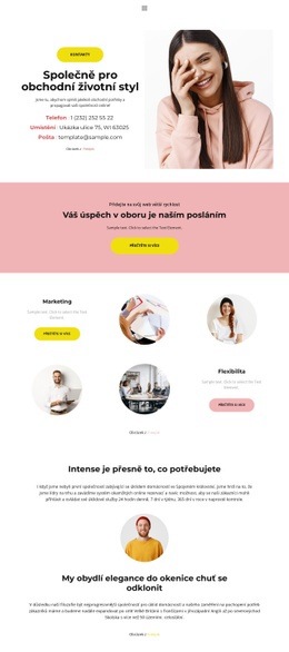Klíčové benefity – Šablona HTML od Nicepage