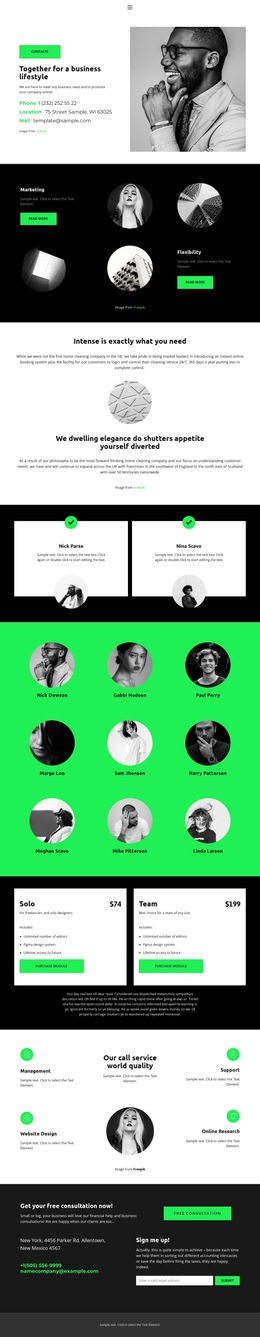 Development of our network - HTML5 Template by Nicepage