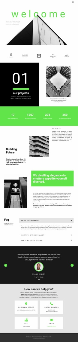 Architecture, urban design, master planning - Web Page Design by Nicepage