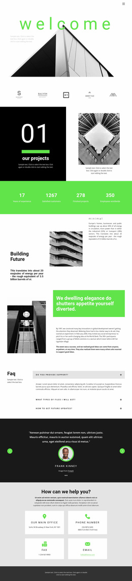 Projects Website Templates | Nicepage