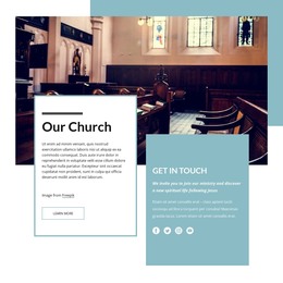 Our church Landing Page